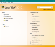 Getting Started Window - LabVIEW Wiki