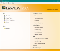 Getting Started Window - LabVIEW Wiki
