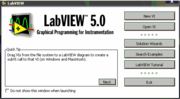 Getting Started Window - LabVIEW Wiki