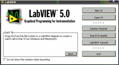 Getting Started Window - LabVIEW Wiki