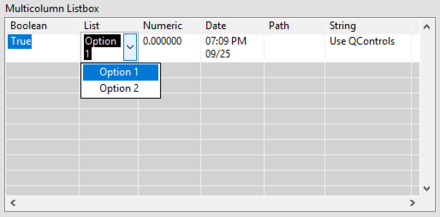 DataGrid QControl - LabVIEW Wiki