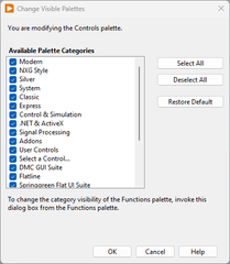 Palette - LabVIEW Wiki