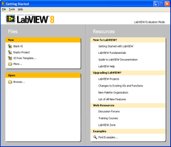 Getting Started Window - LabVIEW Wiki