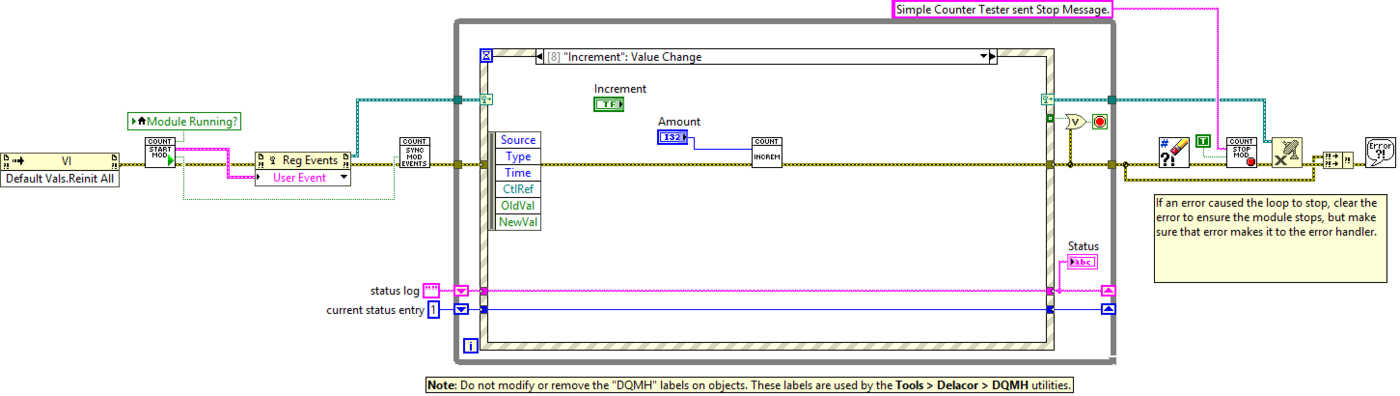 Design Pattern Case Study: A Simple Counter - LabVIEW Wiki