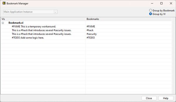 Bookmark Manager - LabVIEW Wiki