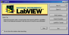 Getting Started Window - LabVIEW Wiki